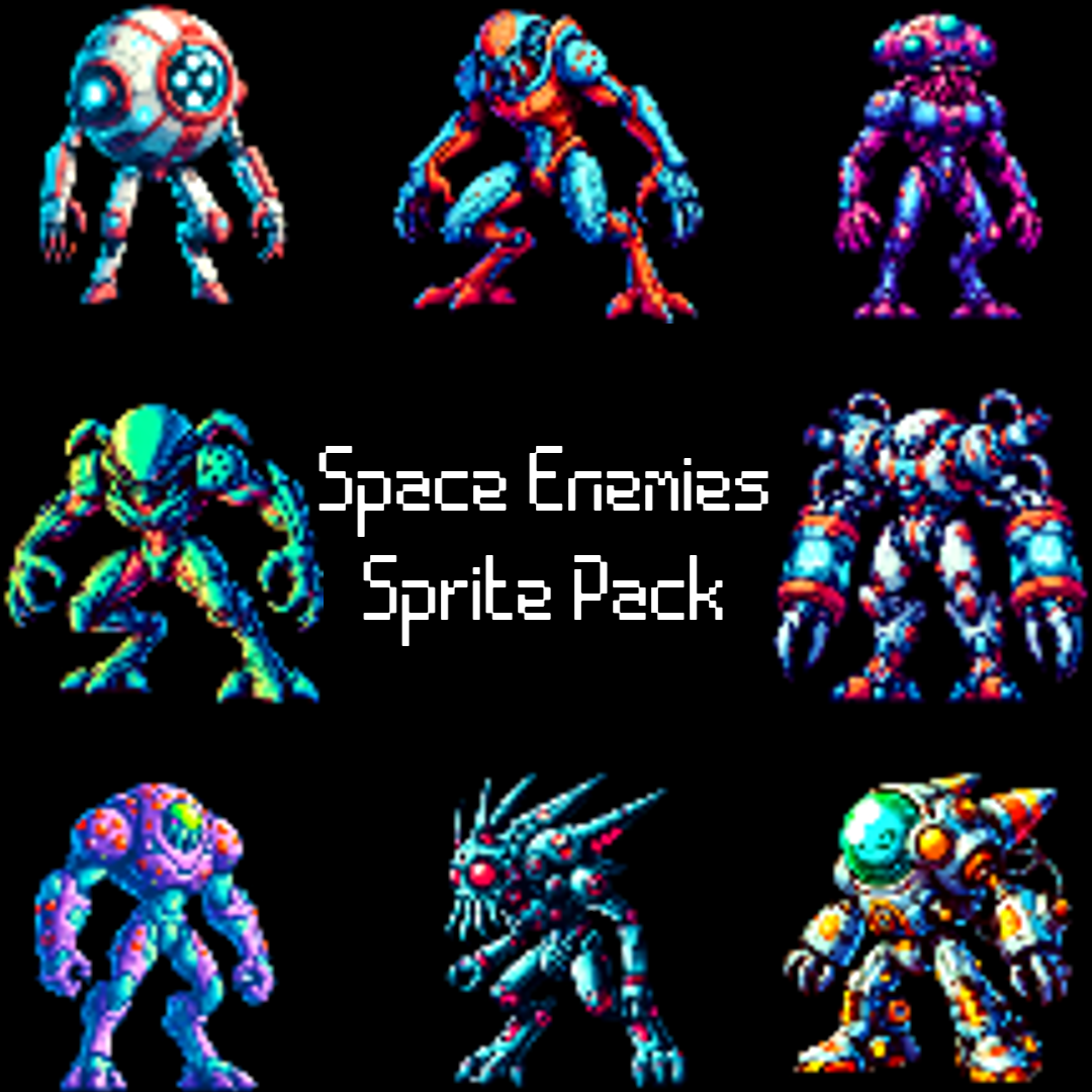 Sprite Pack - Space Enemies by Aria Winchester
