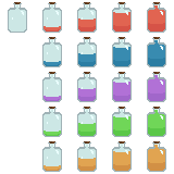 Simple Potions Pixel Art by ElPawluczoro