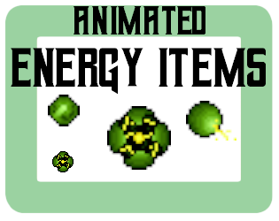 2D Sprites - Animated Energy Items by Mykahel