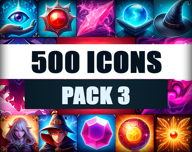 Icons Pack 3 - 500 Icons by FortressSide