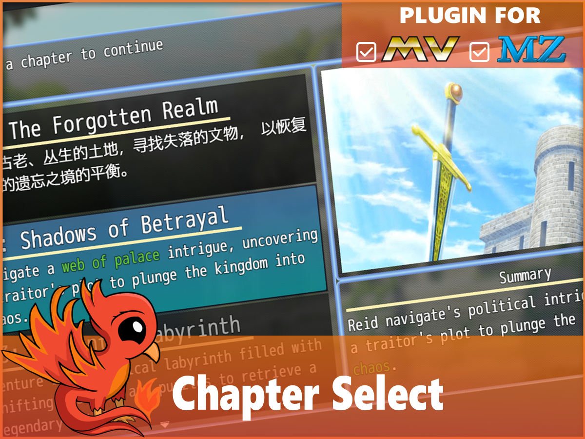 Chapter Select X For RPG Maker by LTN Games