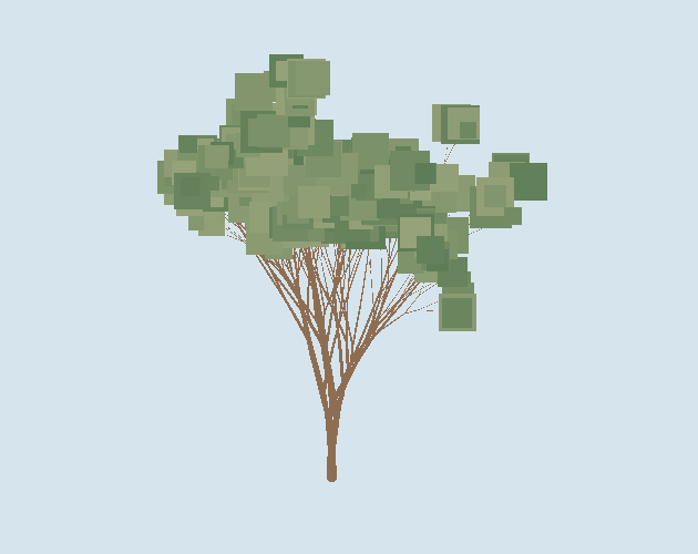 Procedural Tree Generator by Indee