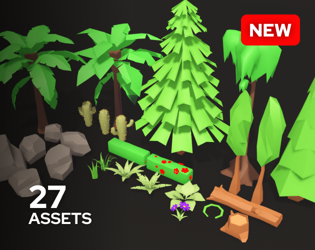 Roblox Nature Asset Pack (27 Assets) by Coble