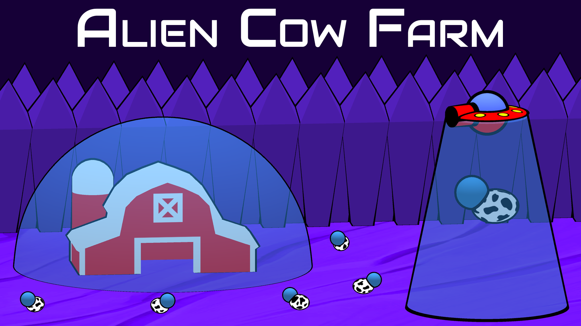 Alien Cow Farm by Zak Olyarnik