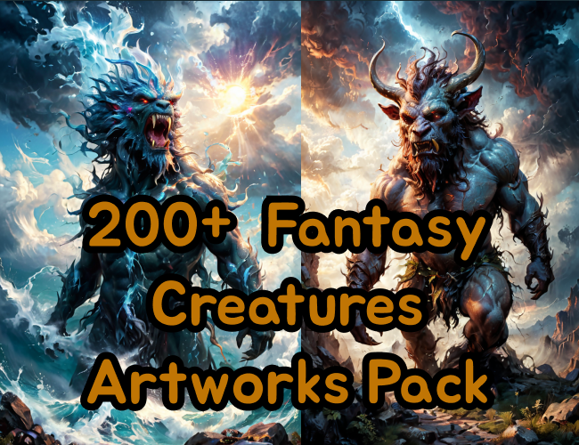 200+ Fantasy Creations Artworks Pack by EnchantedTranquility