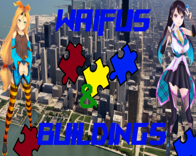 Waifus and Buildings by cggamesmx