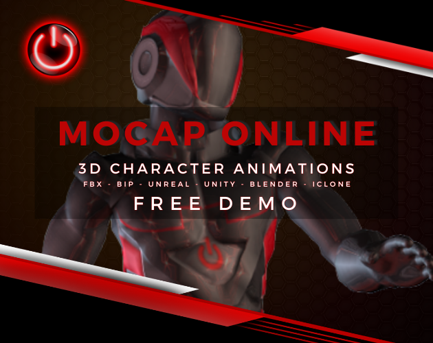 Free MoCap Online Animation Demo Pack by MoCap Online