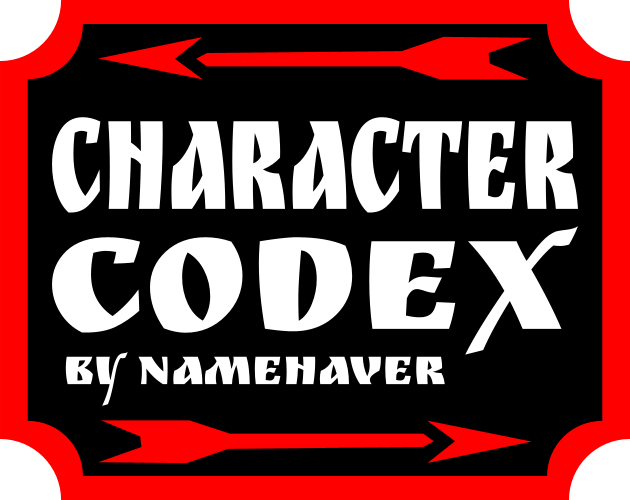 Character Codex by NameHaver