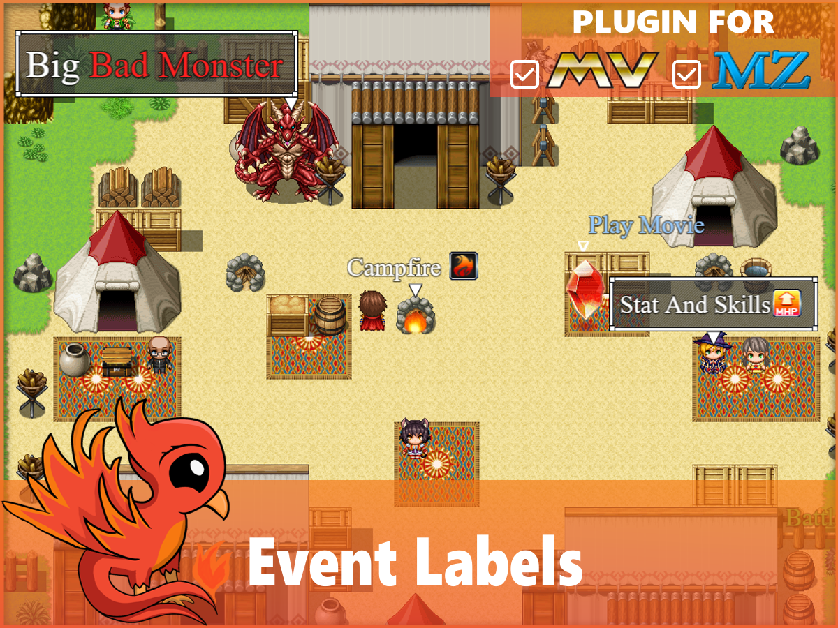 Event Labels X for RPG Maker by LTN Games