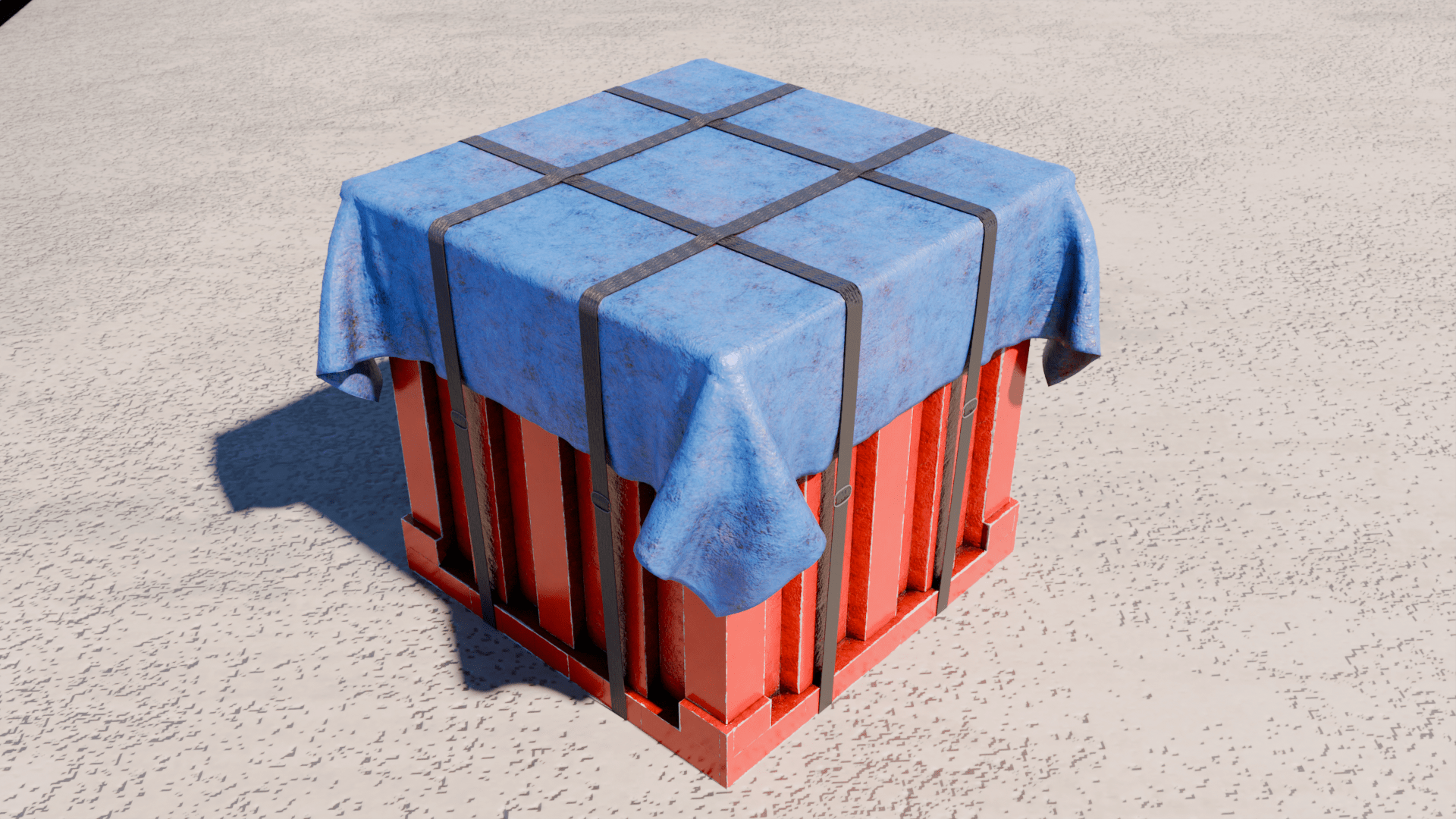 3D Drop PUBG Crate by Daniel