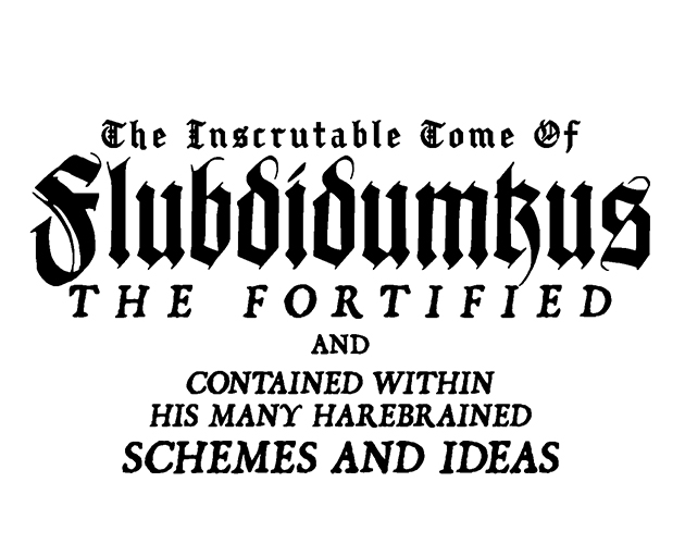 The Inscrutable Tome Of Flubdidumkus The Fortified by hillgiant