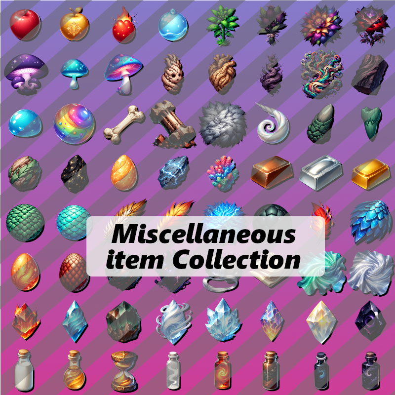 Miscellaneous item Collection 1+2 by TrulyMalicious
