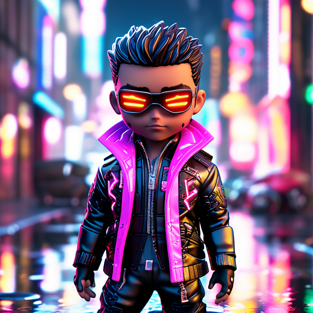 Chibi Characters for Cyberpunk TTRPGs by Bograt