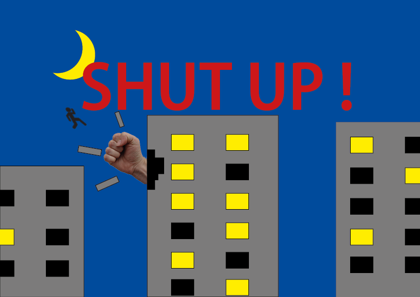 SHUT UP ! by Romain_Dussert, Code, SpatialX, Micr0be