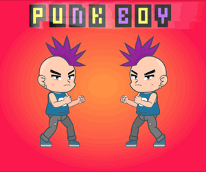 Punk Boy - Character 2D by Richard Oliveira