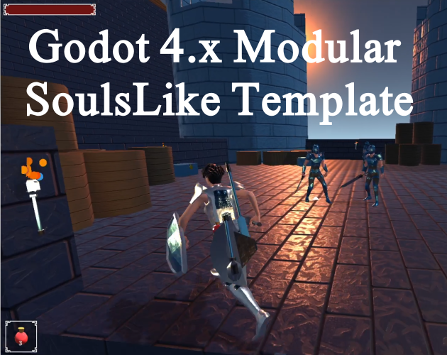 Cat's Godot 4 Souls-Like Template & Asset Pack by FELES MACHINA