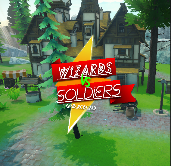 Wizards Vs Soldiers (and robots) by Astra