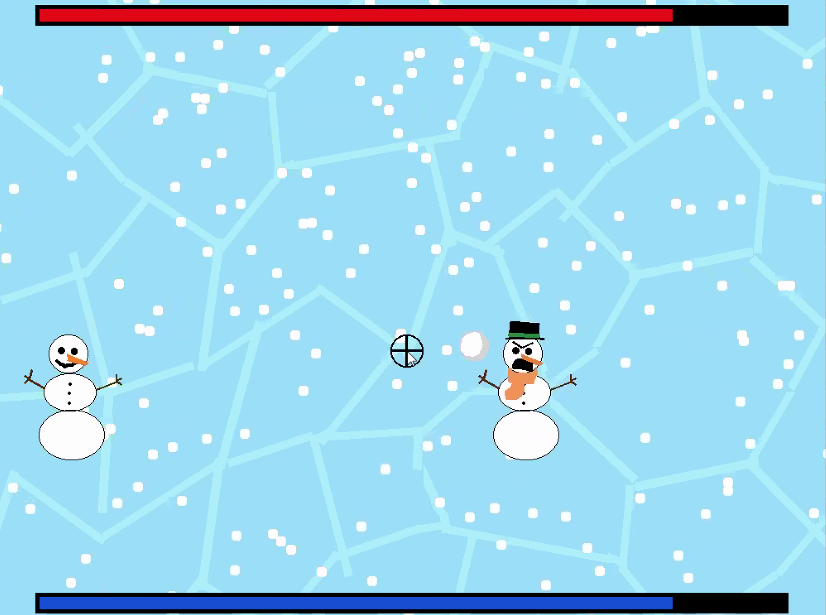 snow man fight game by Zana Games