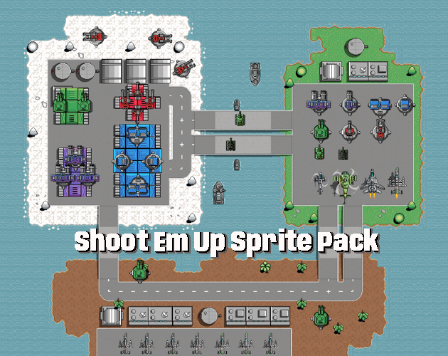 Shoot em up Sprites Pack by Sami
