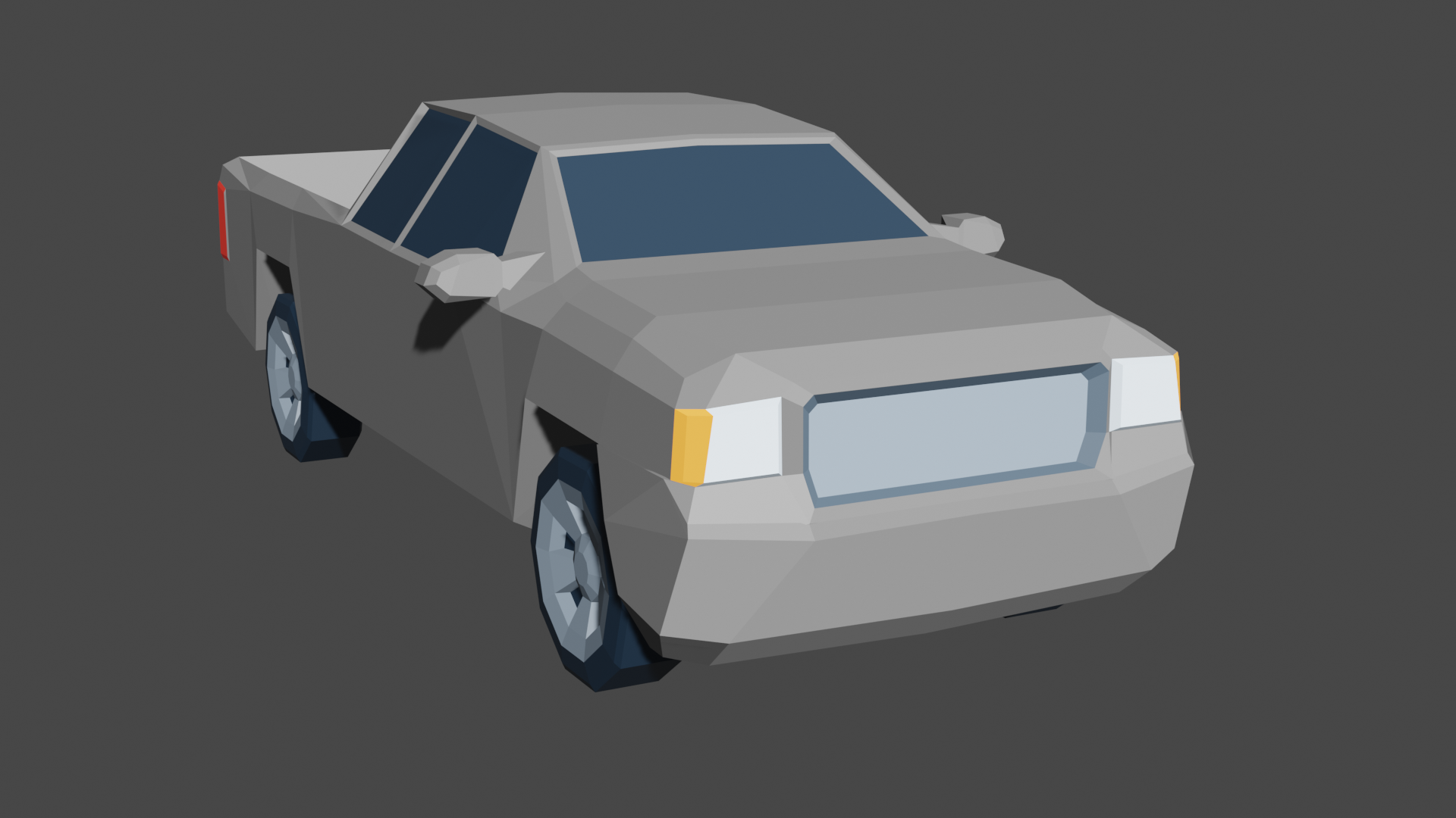 Low poly car_01 by DBlob_UA