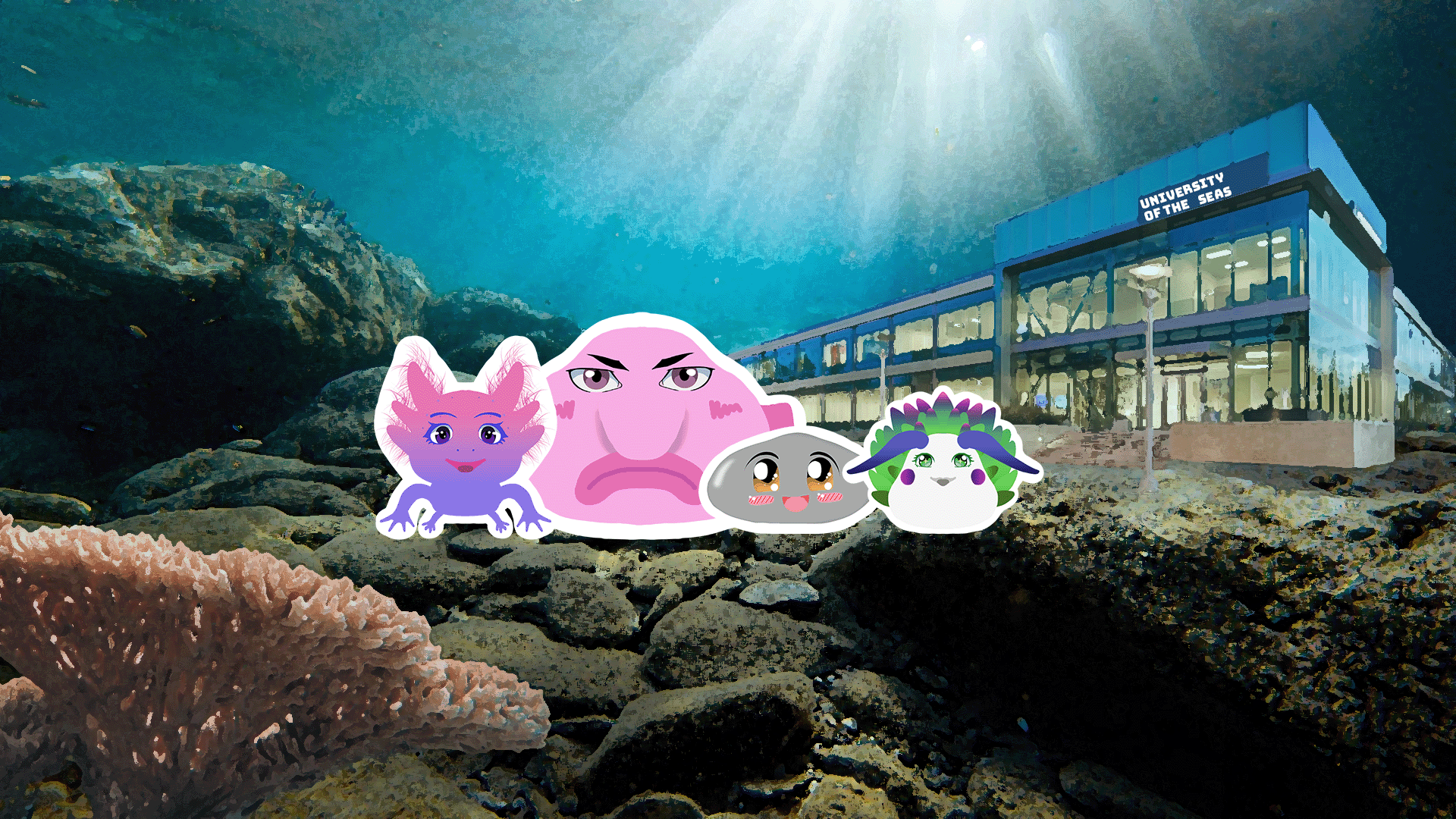 Coral Campus: A Fishy Dating Sim by nighted
