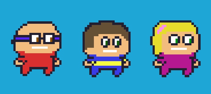 Pixel Players 2d by Manuf
