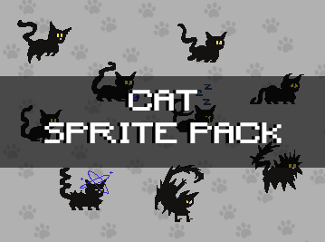 Cat Sprite Pack by Jules