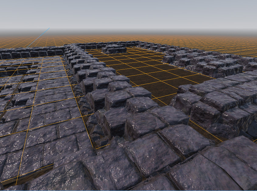 dungeon stone floor 3d tilesets by Game Gland