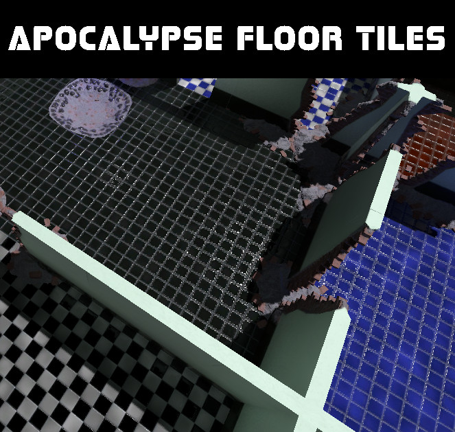 3d post apocalypse floor tileset by Game Gland