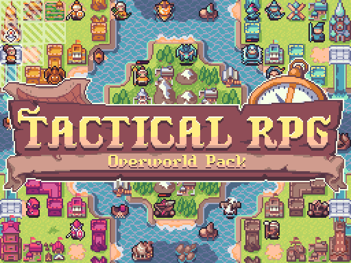 Tactical RPG overworld pack by Franuka
