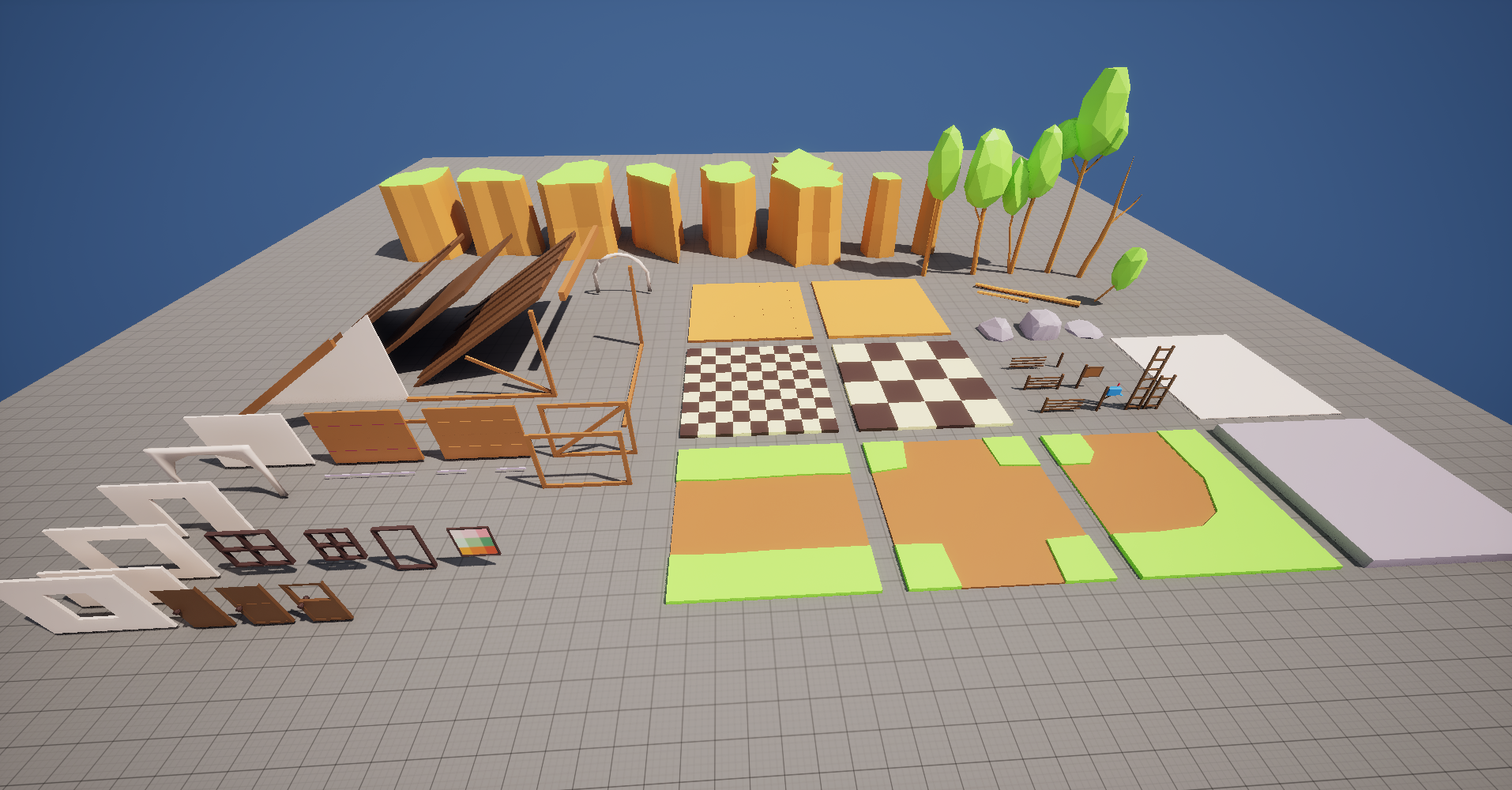 Modular Cartoon Low Poly Asset Pack by Lost Crow Games