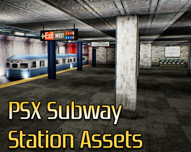PSX Subway Station Asset Pack by Ink Ribbon
