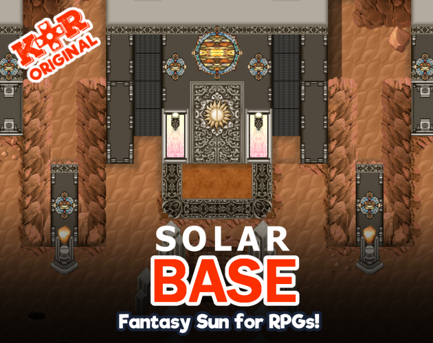KR Solar Base Tileset for RPGs by Kokoro Reflections