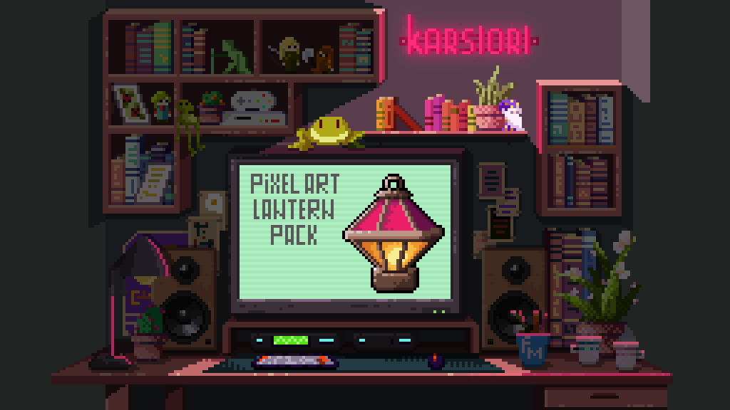 FREE Pixel Art Lantern Pack by karsiori