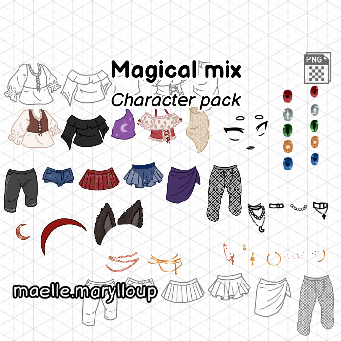 Magical mix (Character) by MaelleMarylloup