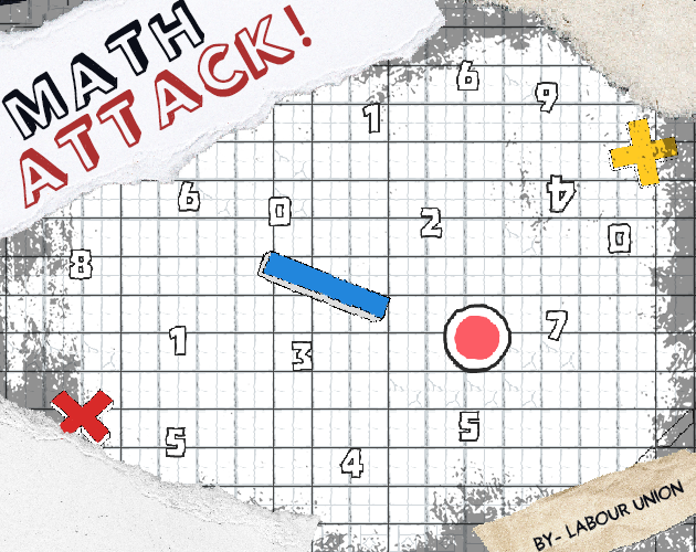 Math Attack! by Team Labour Union for Glitchpop 3.0 - Game Jam - itch.io