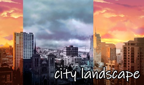 City Landscape Background by Rin