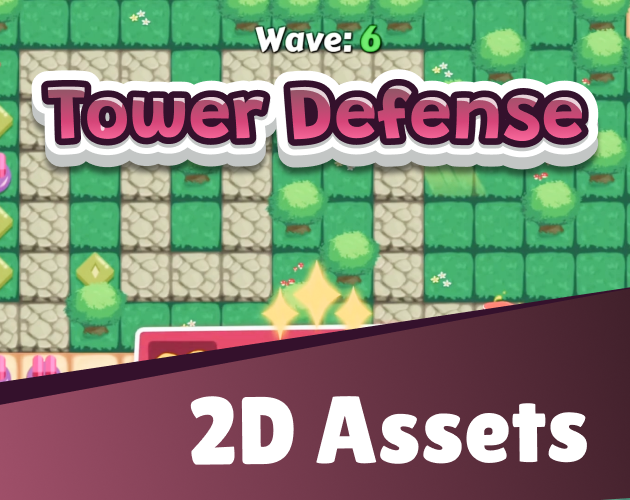 Tower Defense Sprite Pack: Candy vs Teeth by Nielisson