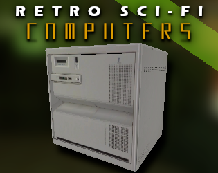 Retro Sci-fi Computer Asset Pack by BTL games