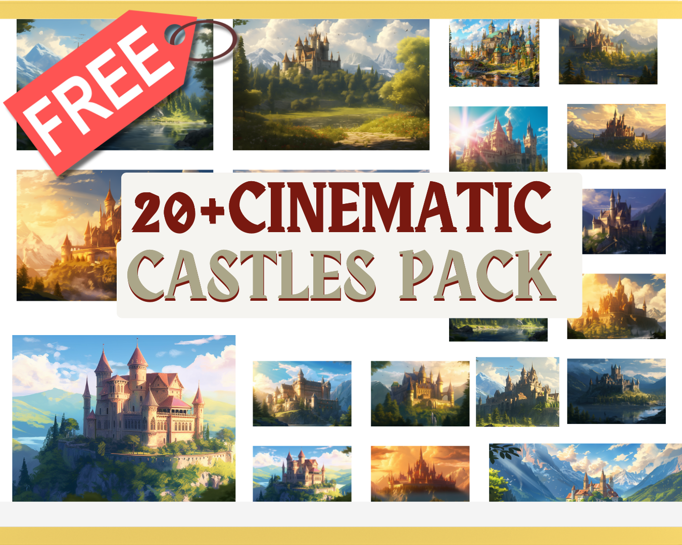 Free 20+ Cinematic Castle Backgrounds by BattleInkMaps