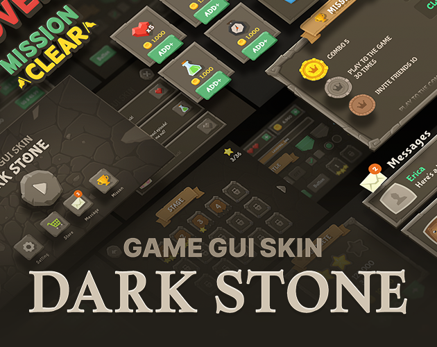 GUI - DarkStone by LAYERLAB