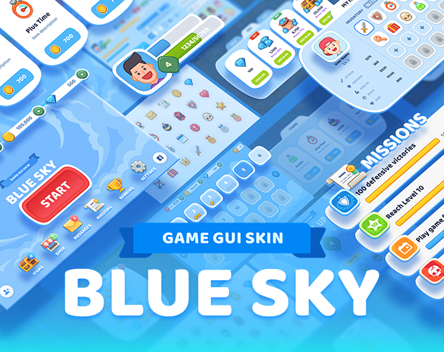 GUI - BlueSky by LAYERLAB