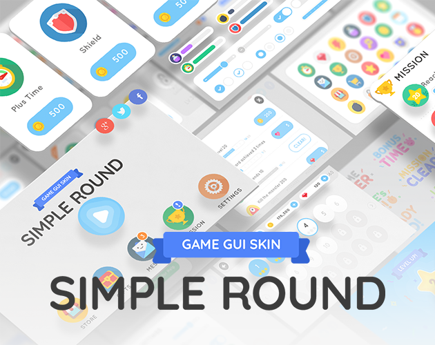 GUI - Simple Round by LAYERLAB