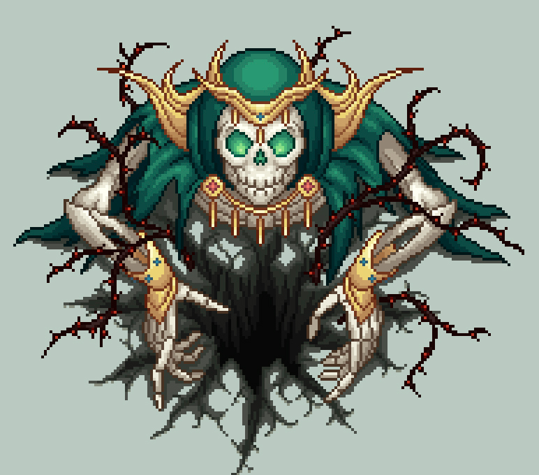Undead Land Objects Pixel Art by Free Game Assets (GUI, Sprite, Tilesets)