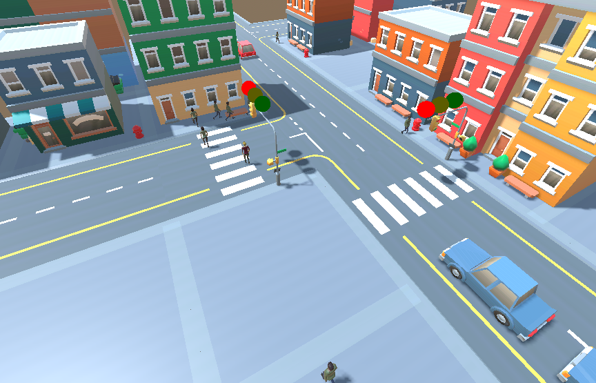 3D City traffic simulator by Taprock