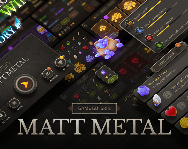 GUI - Matt Metal by LAYERLAB