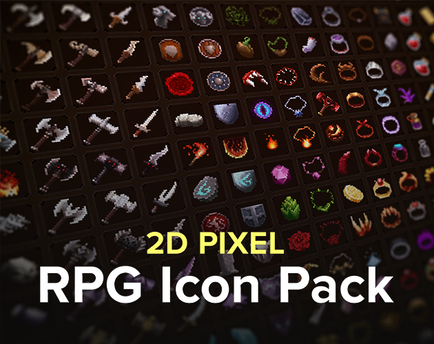 2D Pixel - RPG Icon by LAYERLAB