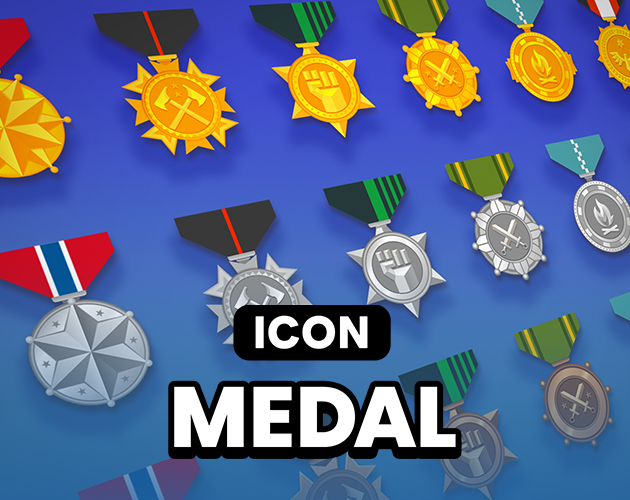 2D Icons - Medal by LAYERLAB