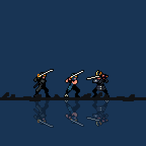2D Platformer Pixel Art Ultimate Hero Ninja by MOMONGA