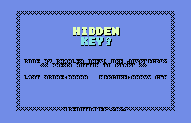 Hidden Key (Commodore 64) by iceoutgames